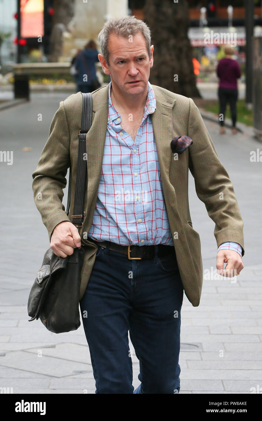 Alexander Armstrong seen arriving at Global Radio Studios - London ...