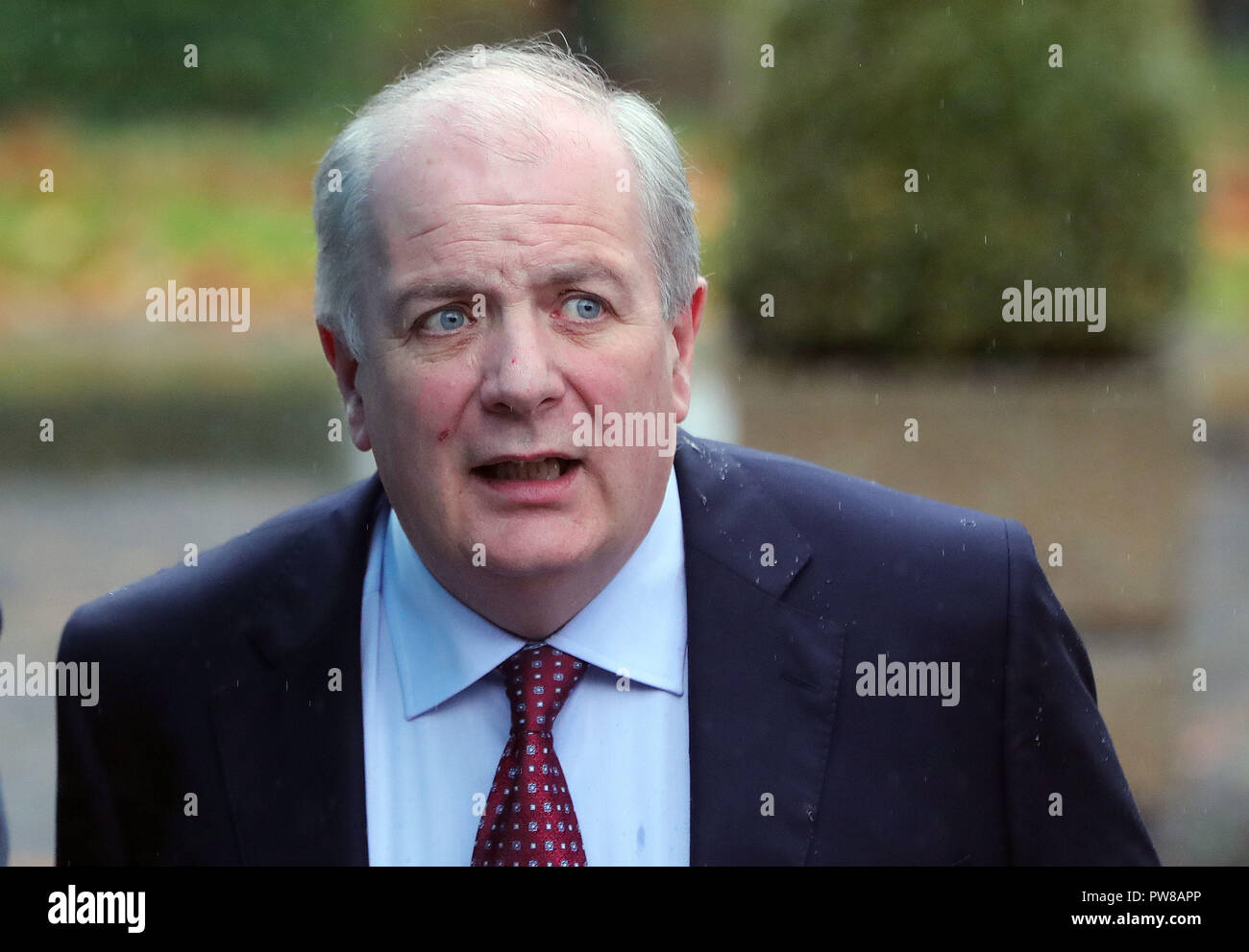 Gavin Duffy arrives for the first live presidential campaign debate ...