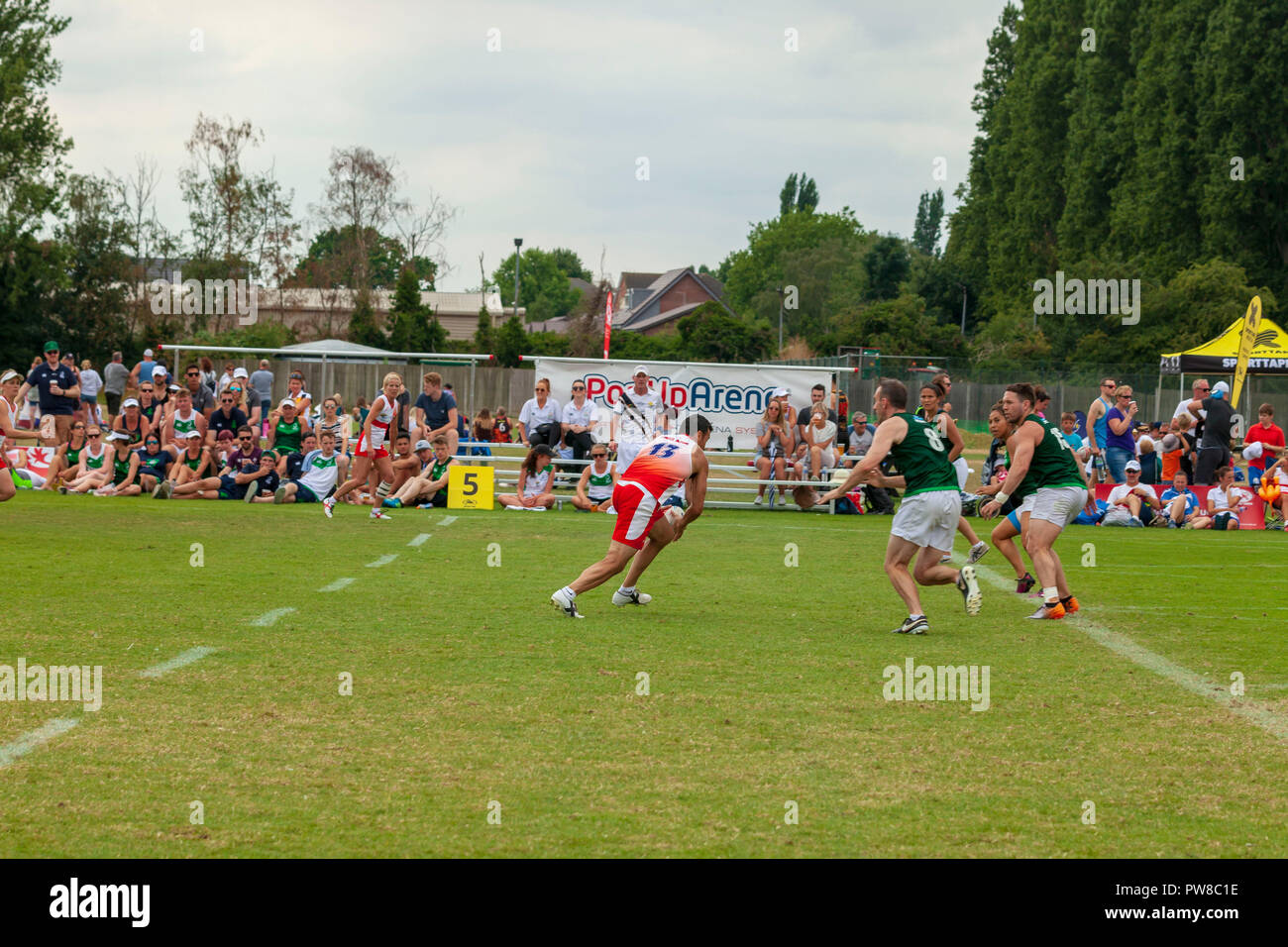 Beach touch rugby hi-res stock photography and images - Alamy