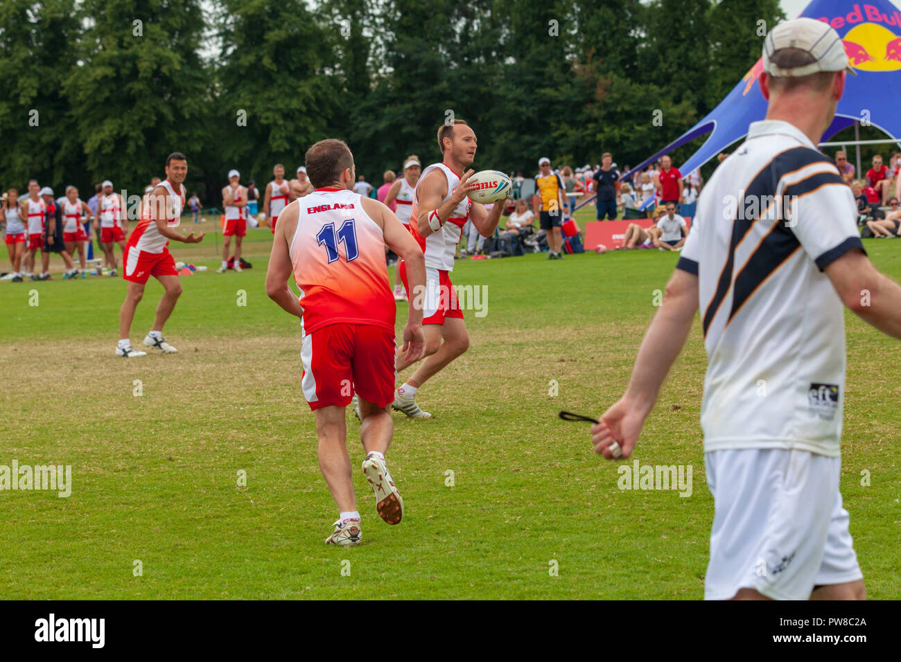 Beach touch rugby hi-res stock photography and images - Alamy