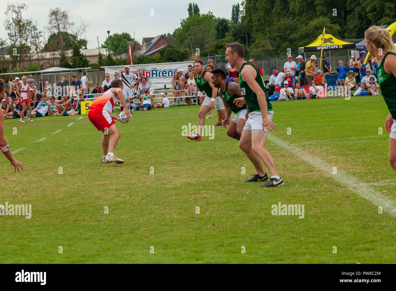 Beach touch rugby hi-res stock photography and images - Alamy