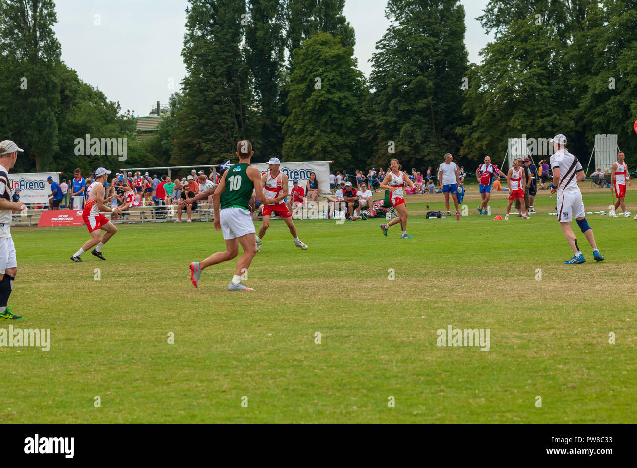 Beach touch rugby hi-res stock photography and images - Alamy