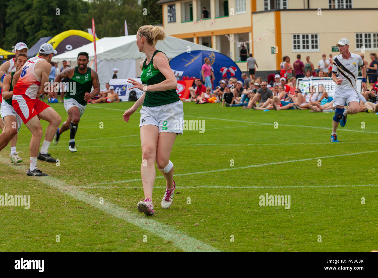 touch rugby European finals in Nottingham 2018 Stock Photo - Alamy