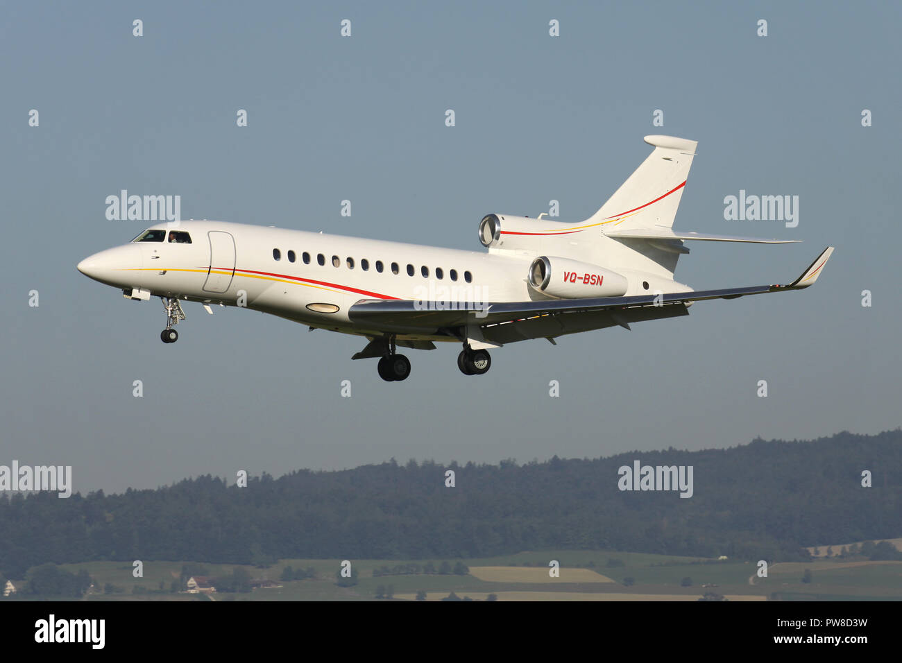 Shell Aircraft International Dassault Falcon 7X with registration VQ ...