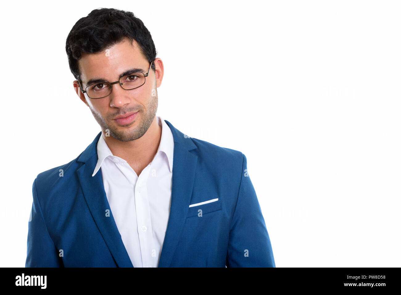 Handsome businessman wearing glasses hi-res stock photography and ...