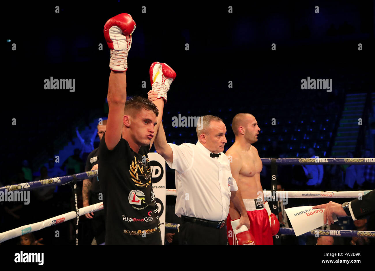 Chad Ellis wins the Super Welterweight Contest at Metro Radio Arena ...