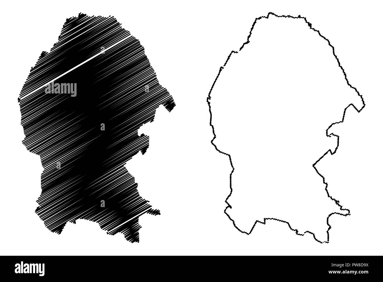Map of coahuila hi-res stock photography and images - Alamy