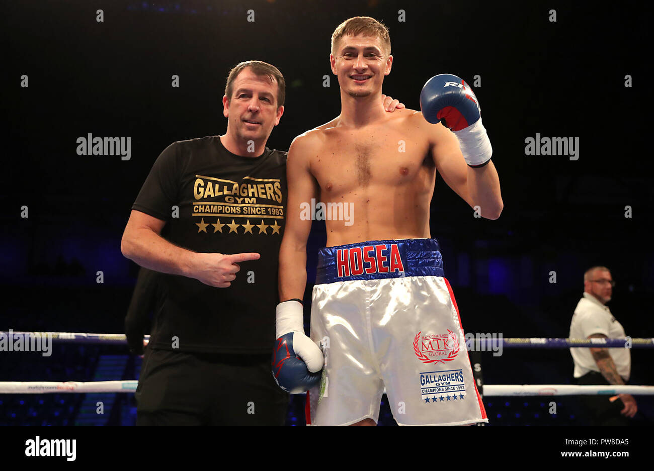 Hosea Burton wins the Light-Heavyweight Contest at Metro Radio Arena ...