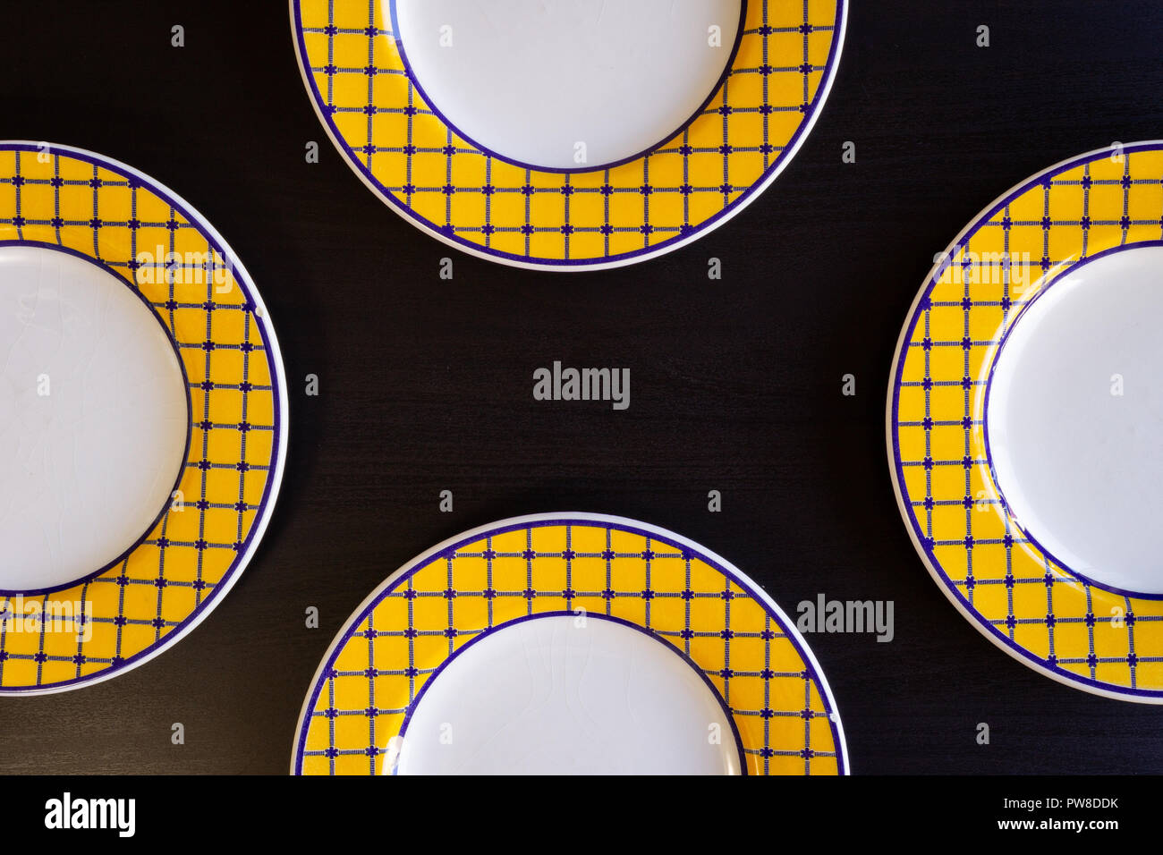 Tableware black background hi-res stock photography and images - Alamy