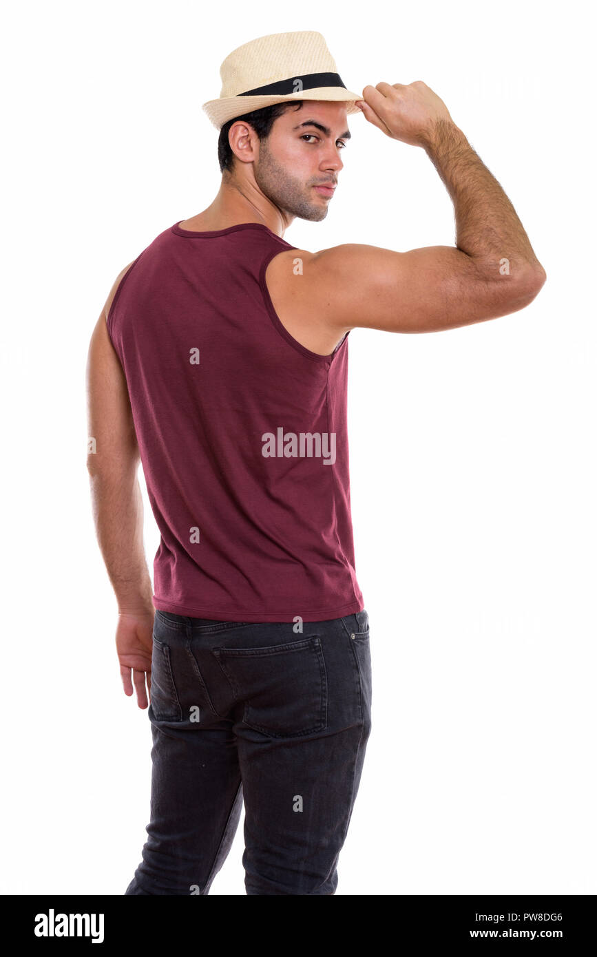 Young spanish man handsome hat hi-res stock photography and images - Alamy