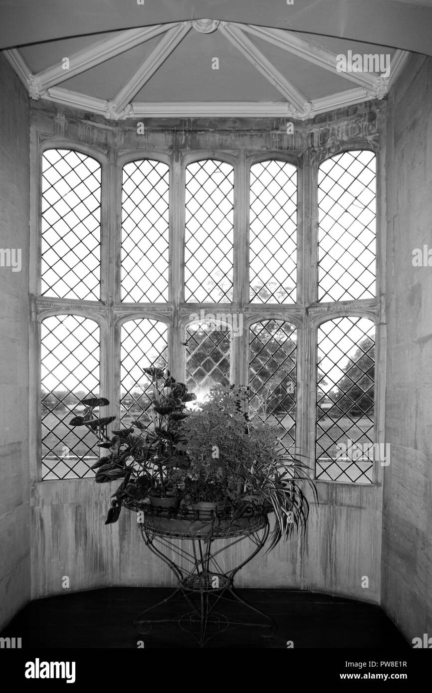Latticed window Black and White Stock Photos & Images - Alamy