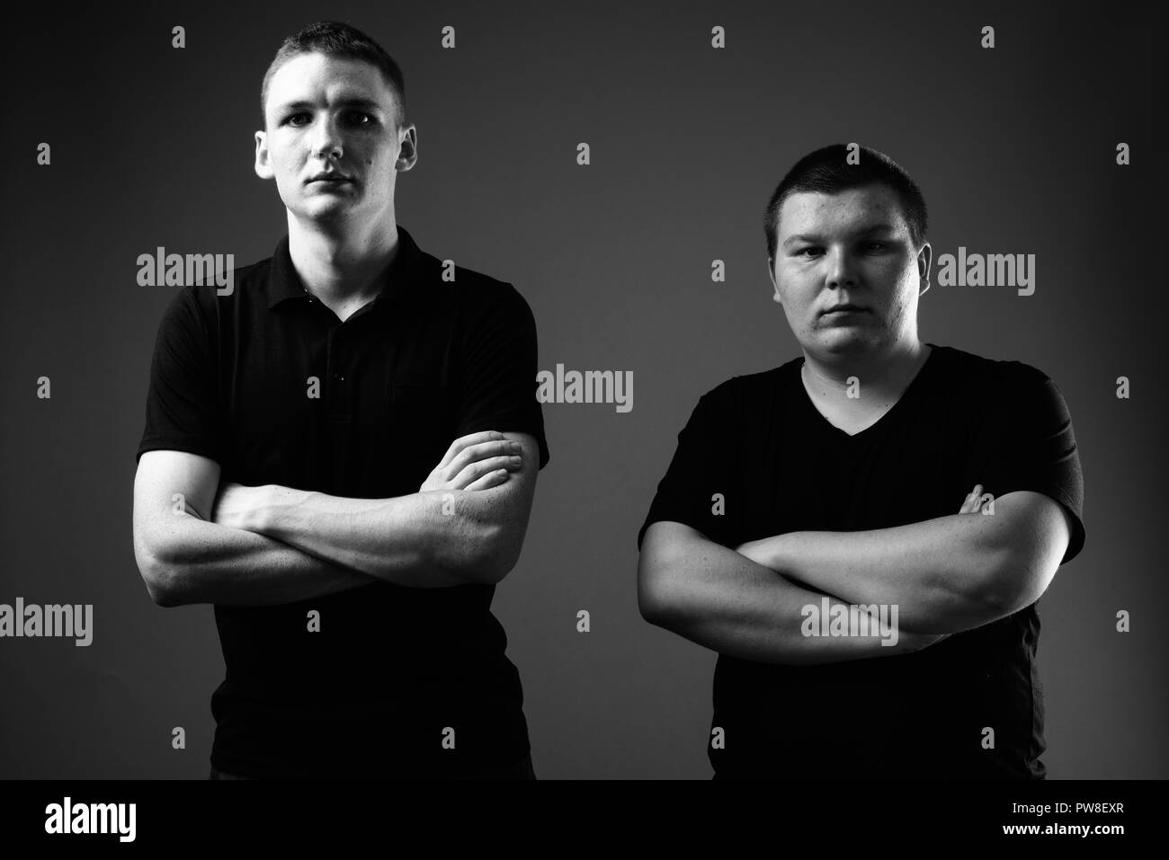 Two fat men hi-res stock photography and images - Alamy