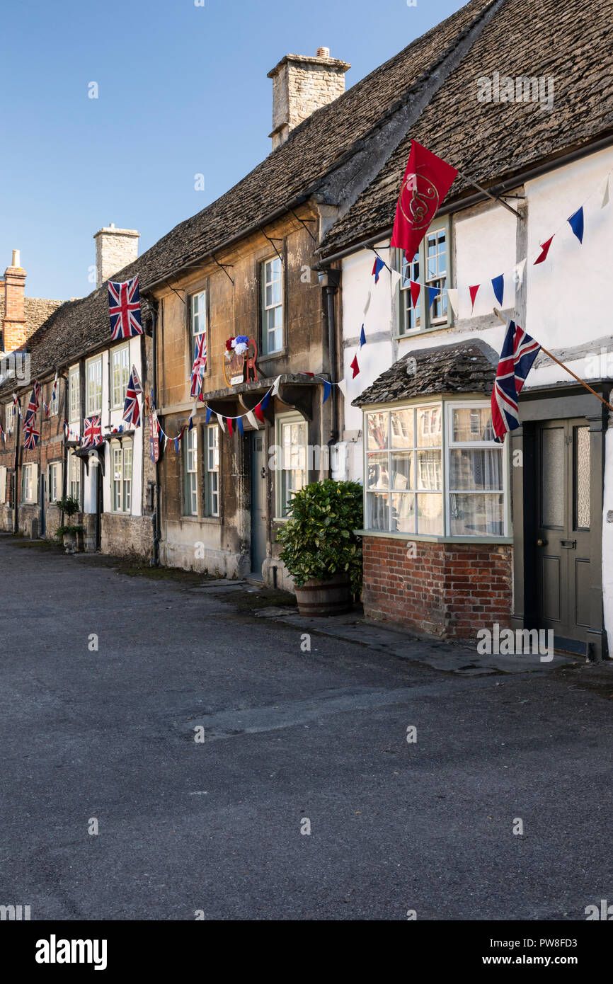 Lacock Village Houses Wiltshire Stock Photos & Lacock Village Houses ...