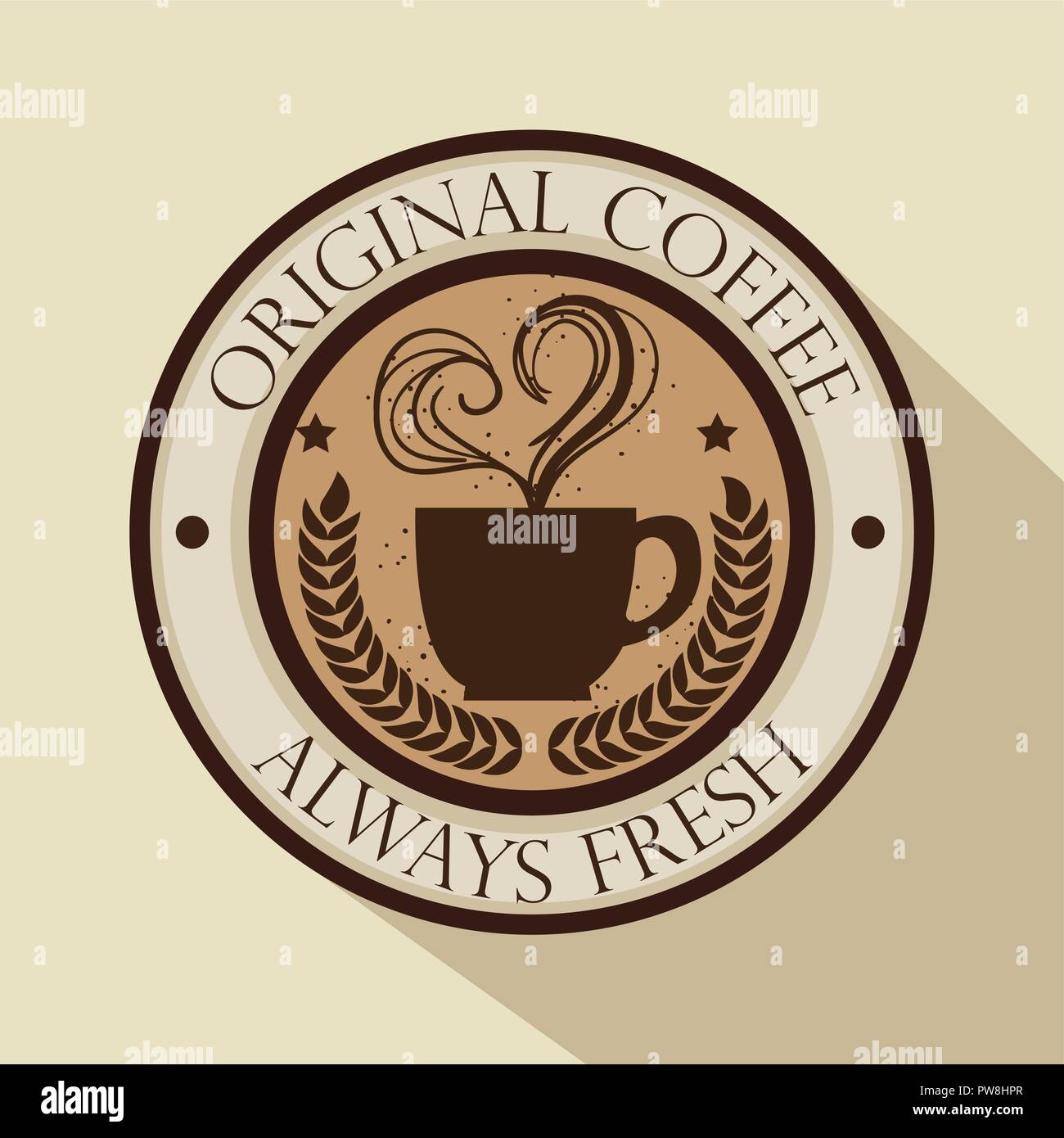 original coffee seal warranty Stock Vector Image & Art - Alamy