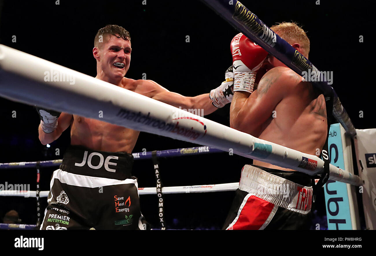 Joseph Laws (left) in action against Chris Truman during the ...