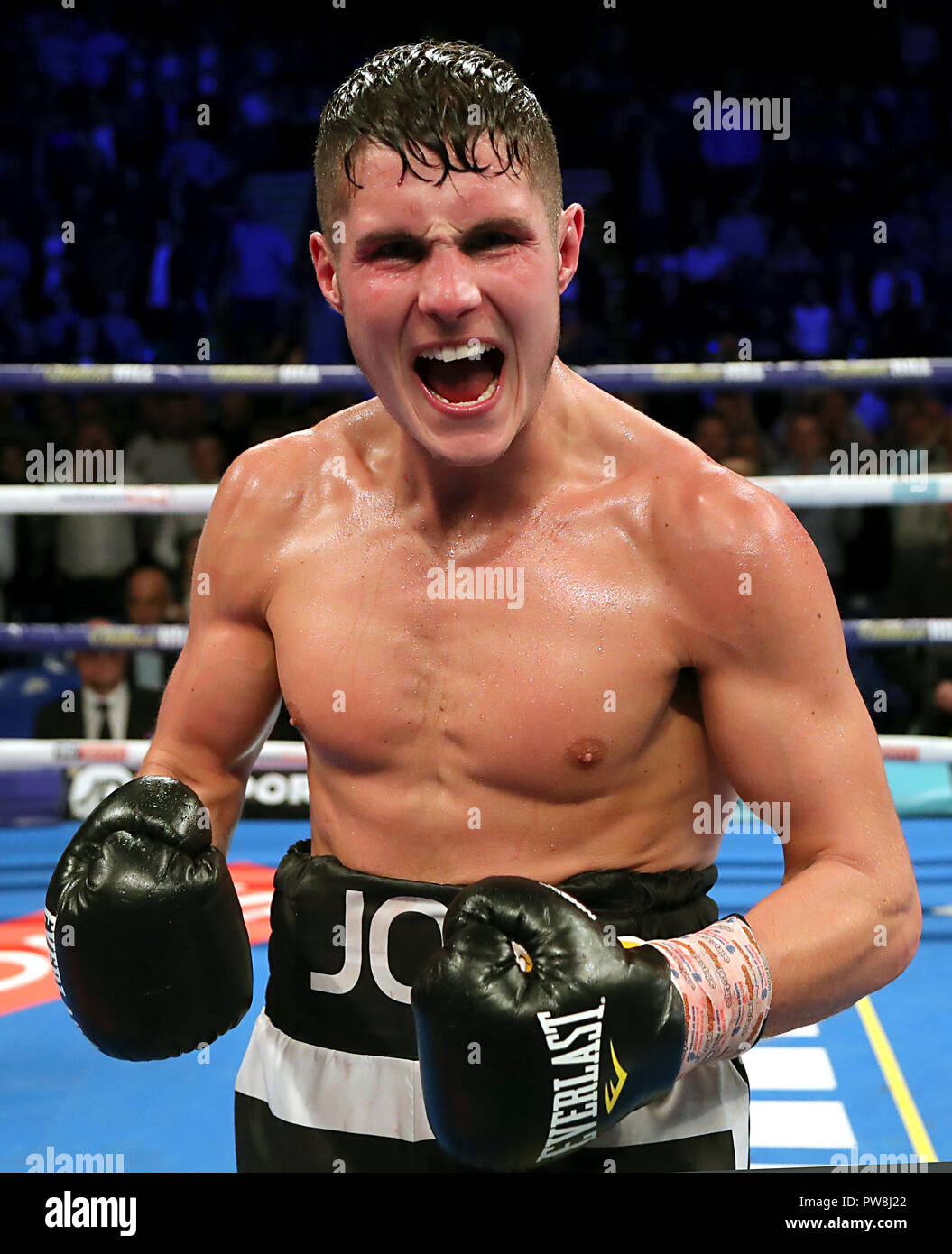 Welterweight contest metro radio arena hi-res stock photography and ...