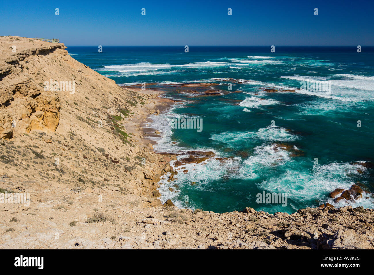 Sheer cliffs at Point Labatt SA Australia's only mainland breeding ...