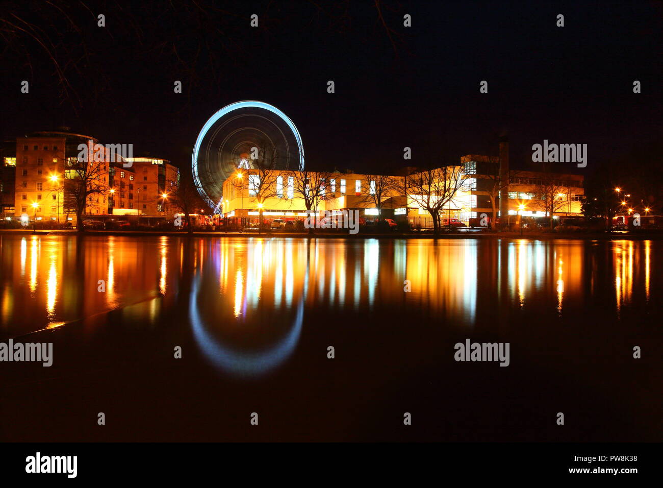 The York Observation Wheel at night, in the grounds of The Principal ...