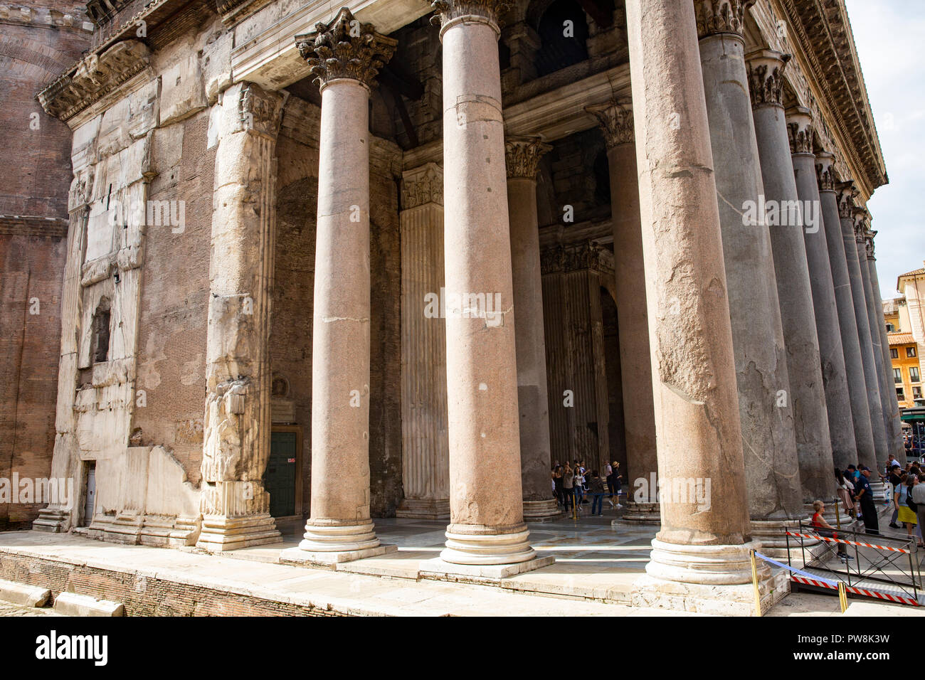 The Pantheon in Rome in Piazza Della Rotonda,Ancient Rome,Italy,Europe ...