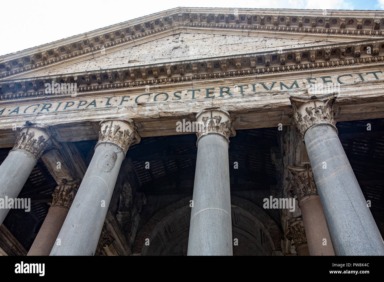 The Pantheon in Rome in Piazza Della Rotonda,Ancient Rome,Italy,Europe ...