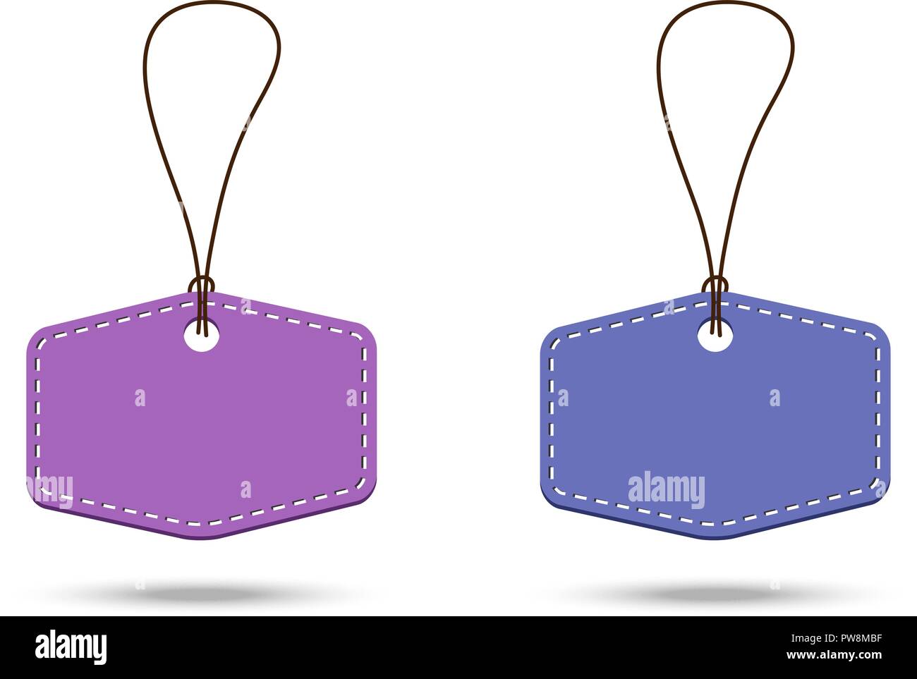 Price tag template with shadow on white background Stock Vector Image ...