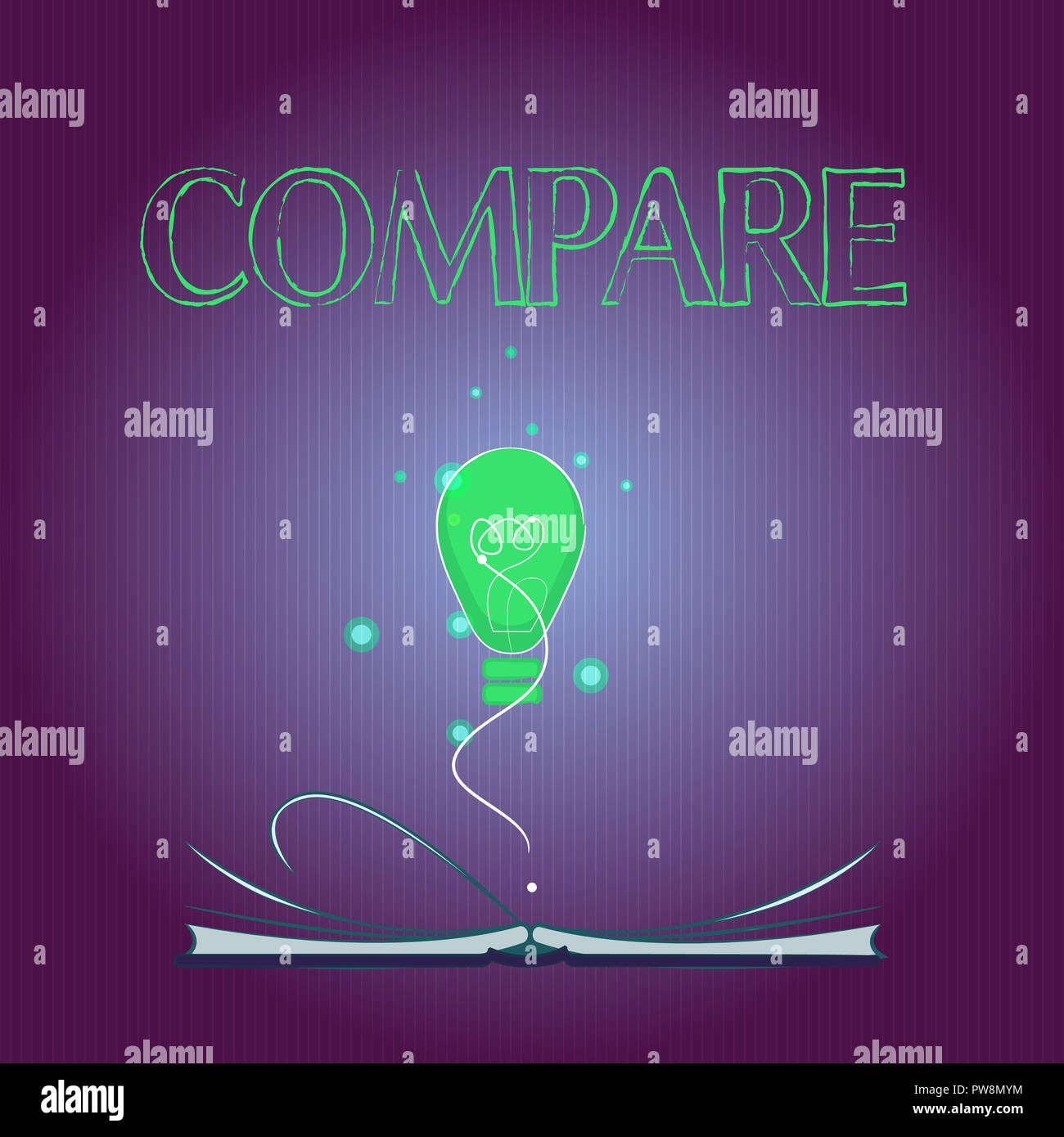 Word writing text Compare. Business concept for Estimate Measure Note ...
