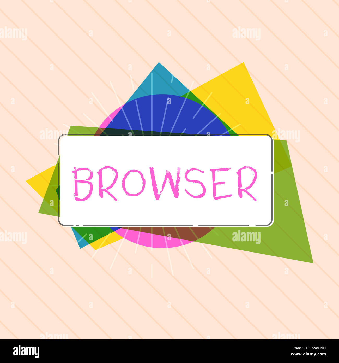 Word Writing Text Browser Business Concept For Computer Program Graphical User Interface
