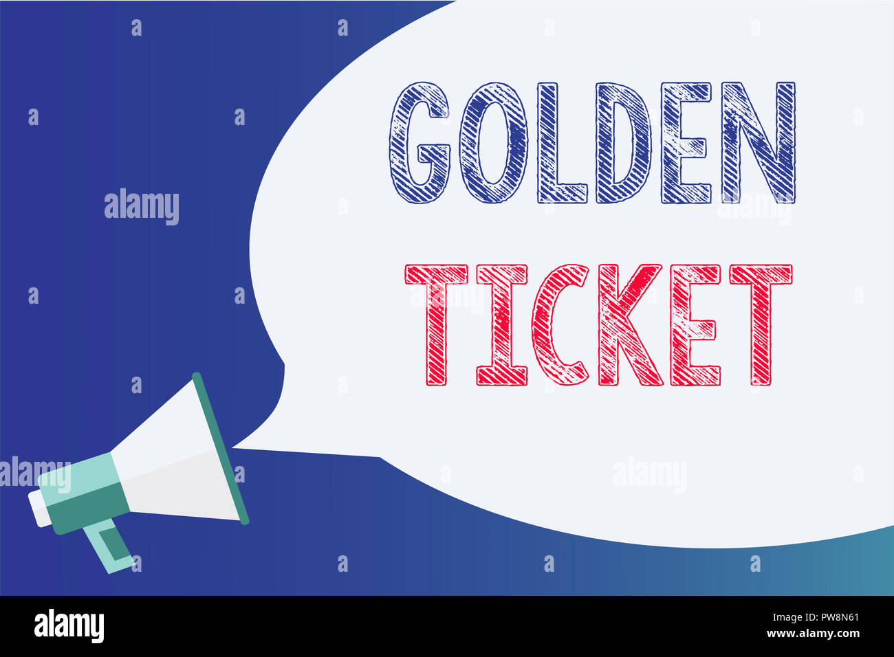 Text sign showing Golden Ticket. Conceptual photo Rain Check Access VIP ...