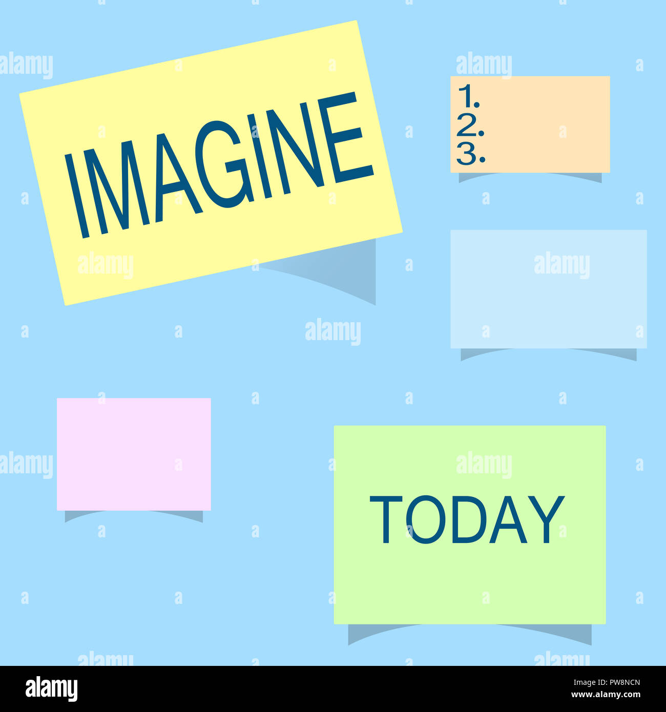 Word writing text Imagine. Business concept for Form mental image or ...