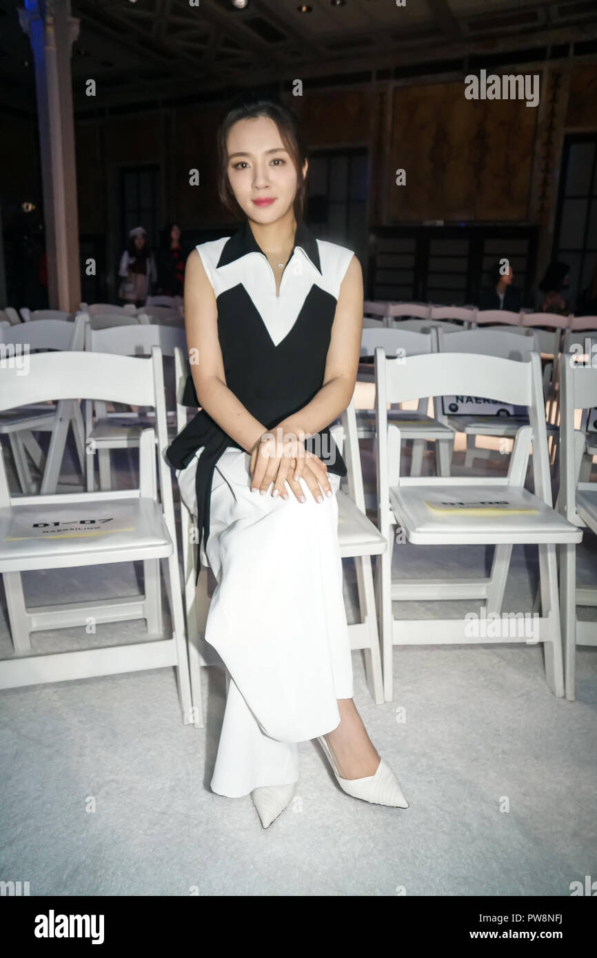 Naersiling Runway Show for NYFW SS19 with seated Chinese celebrity ...