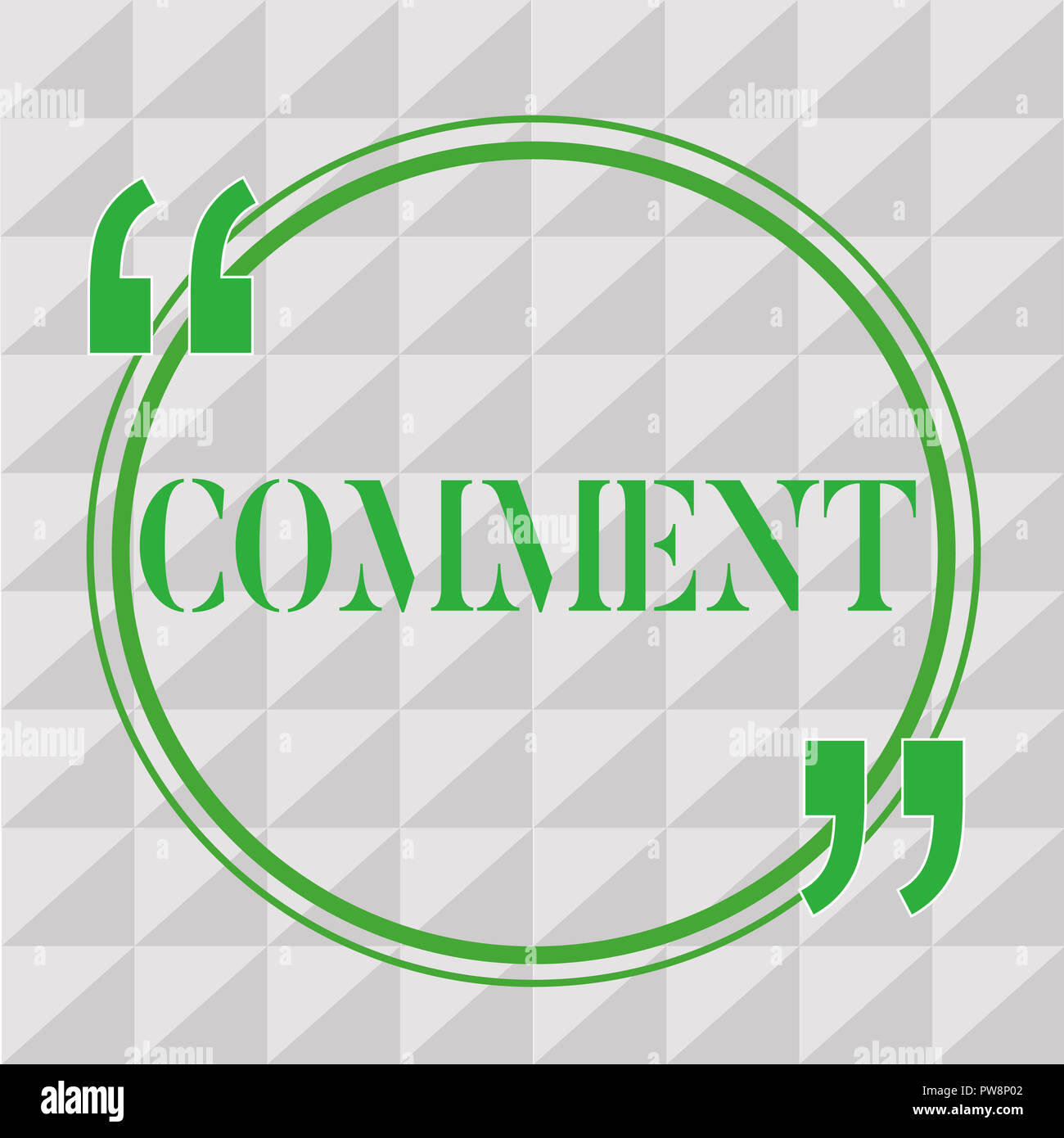 Handwriting text writing Comment. Concept meaning Verbal Written remark ...