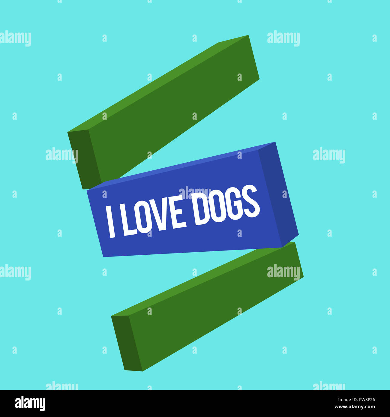Writing note showing I Love Dogs. Business photo showcasing Have good ...