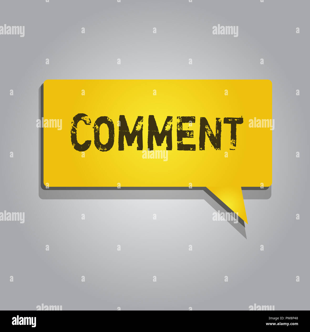 Conceptual hand writing showing Comment. Business photo showcasing ...