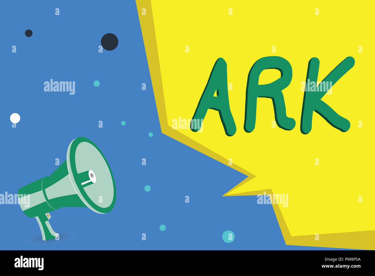 Handwriting text writing Ark. Concept meaning Large wooden ship built ...