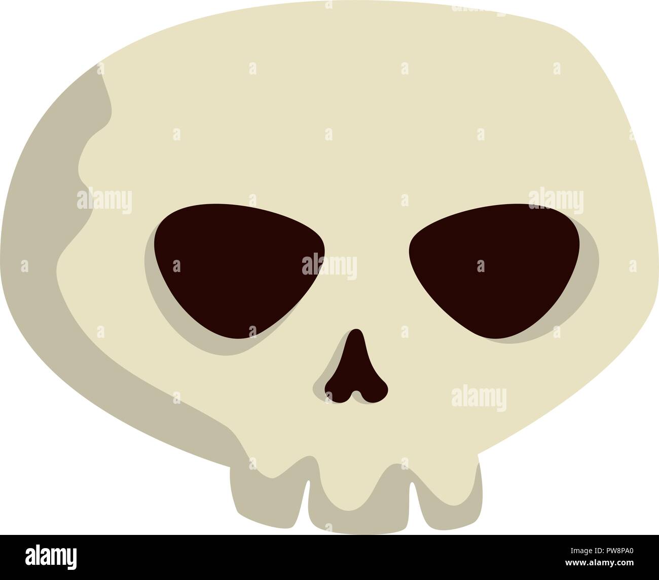 happy halloween skull icon vector illustration design Stock Vector ...