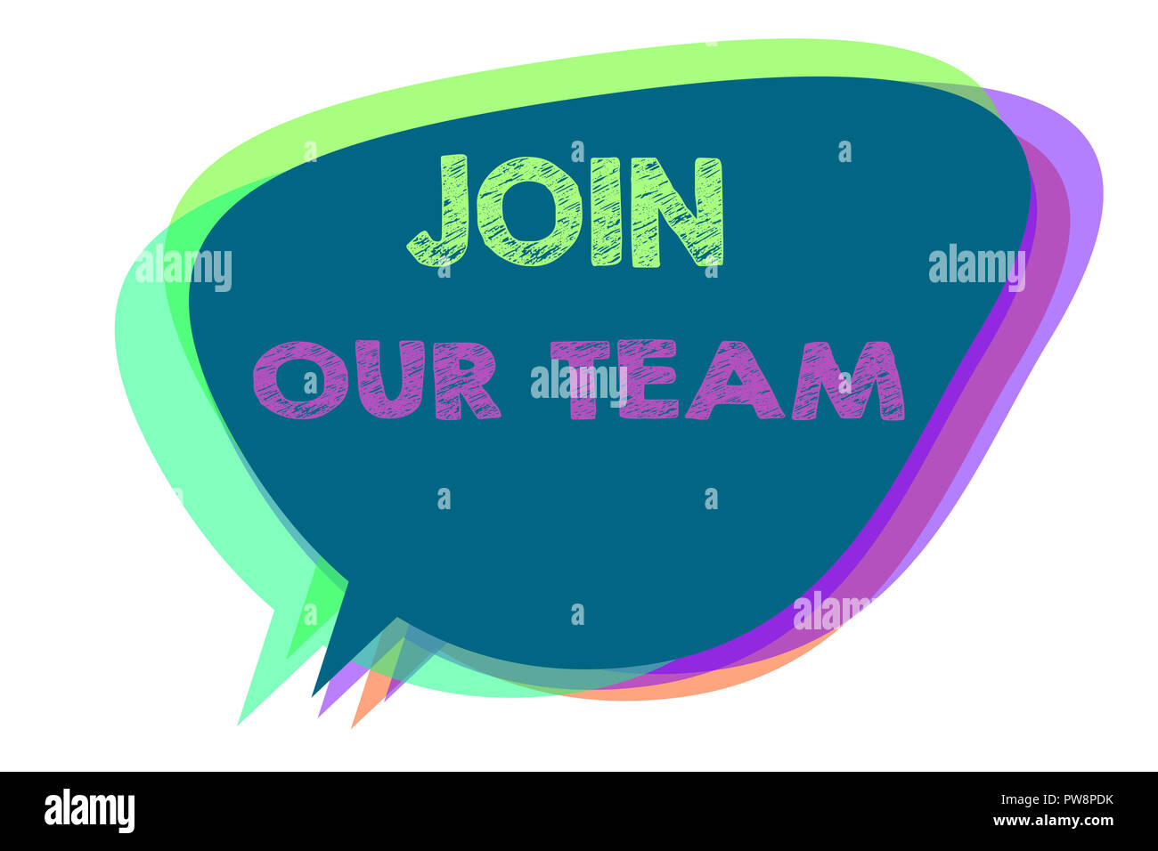 Text sign showing Join Our Team. Conceptual photo Allied Associate Work ...