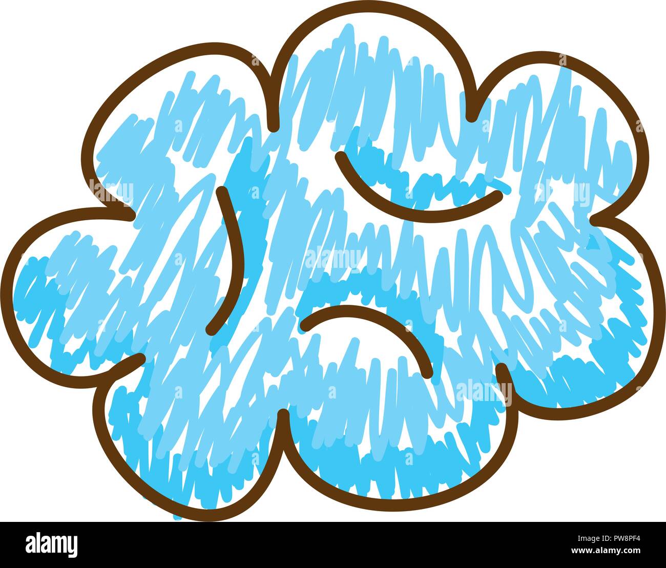 cute cloud drawing icon vector illustration design Stock Vector Image ...