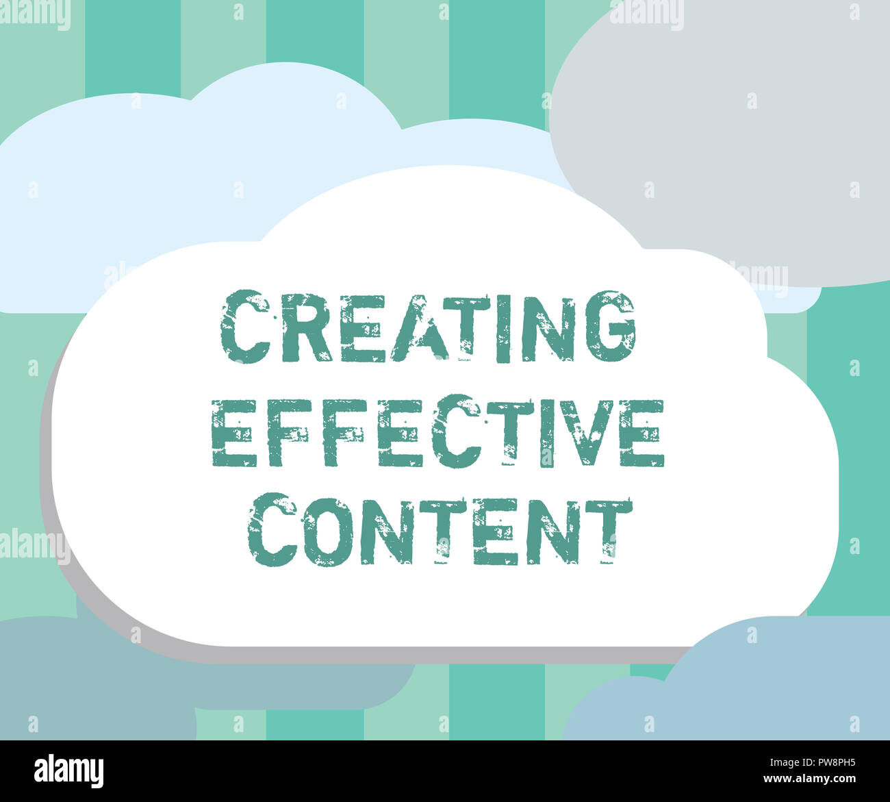 Word writing text Creating Effective Content. Business concept for Valuable Information ...