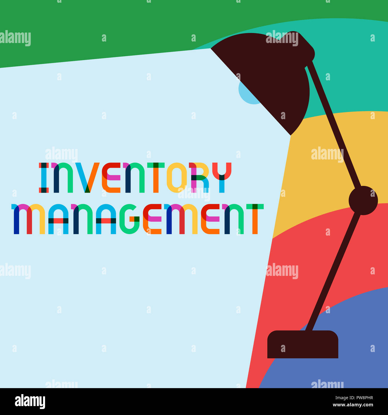 Text sign showing Inventory Management. Conceptual photo Overseeing ...