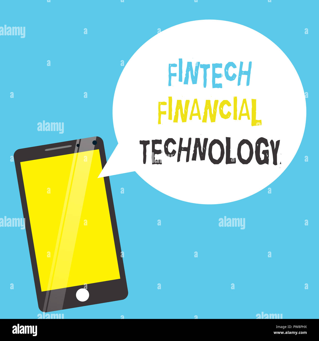 Word writing text Fintech Financial Technology. Business concept for ...