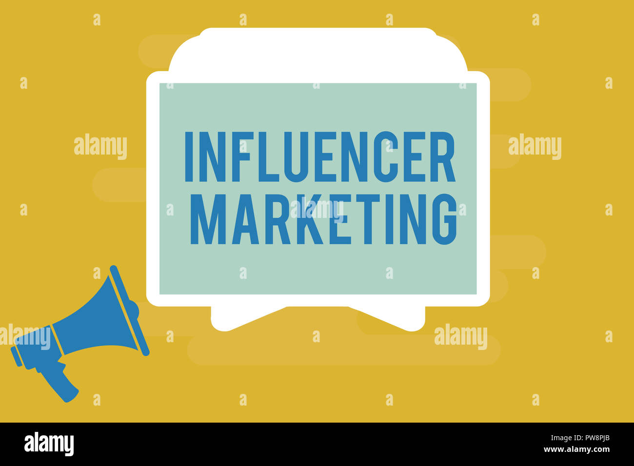 Writing note showing Influencer Marketing. Business photo showcasing ...