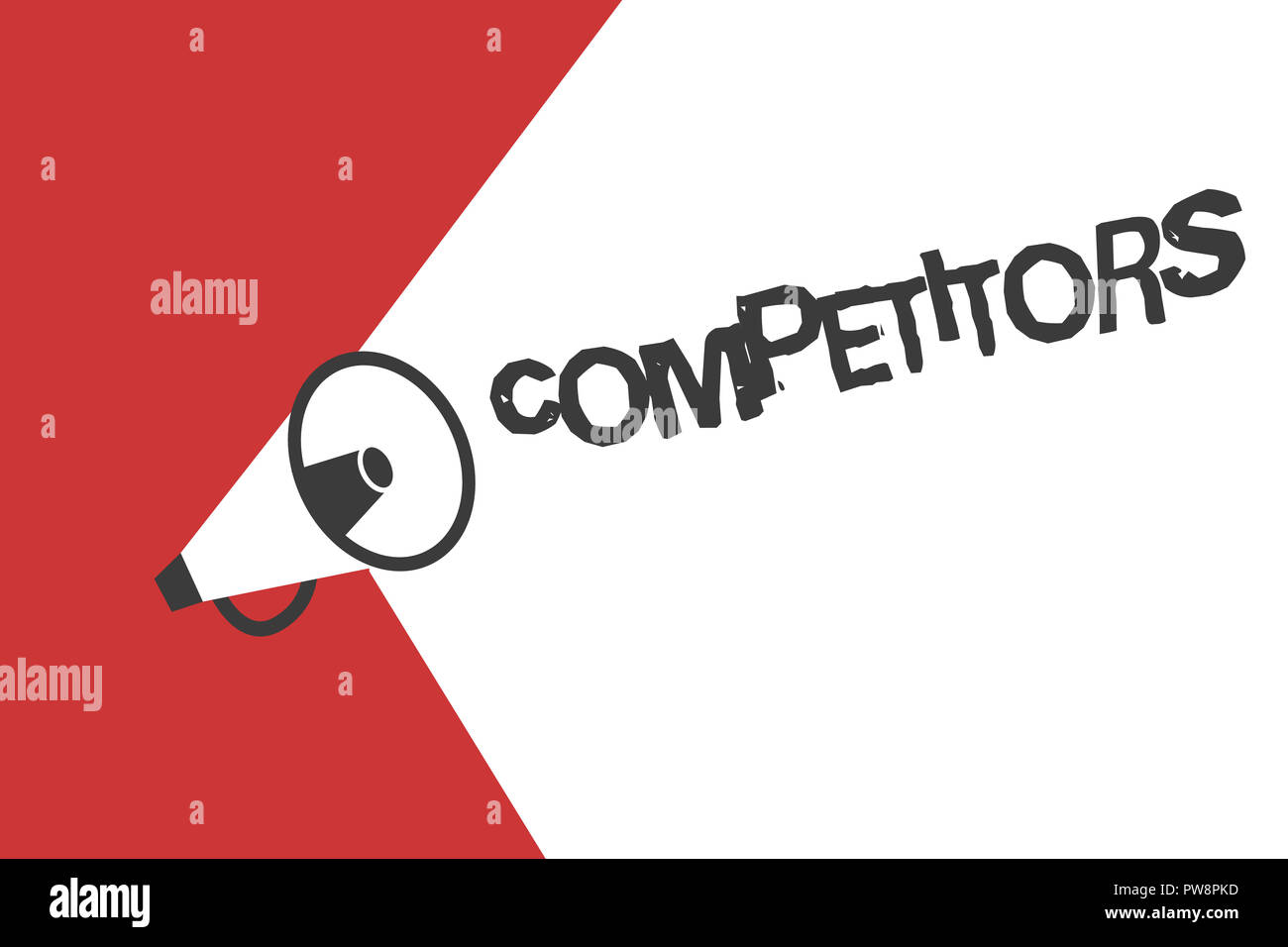 Word writing text Competitors. Business concept for Persons takes part ...