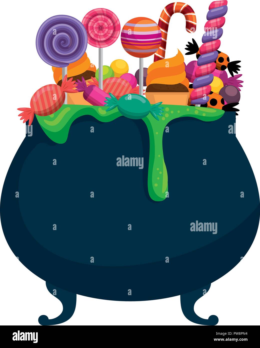 Cauldron with smoke Cut Out Stock Images & Pictures - Alamy