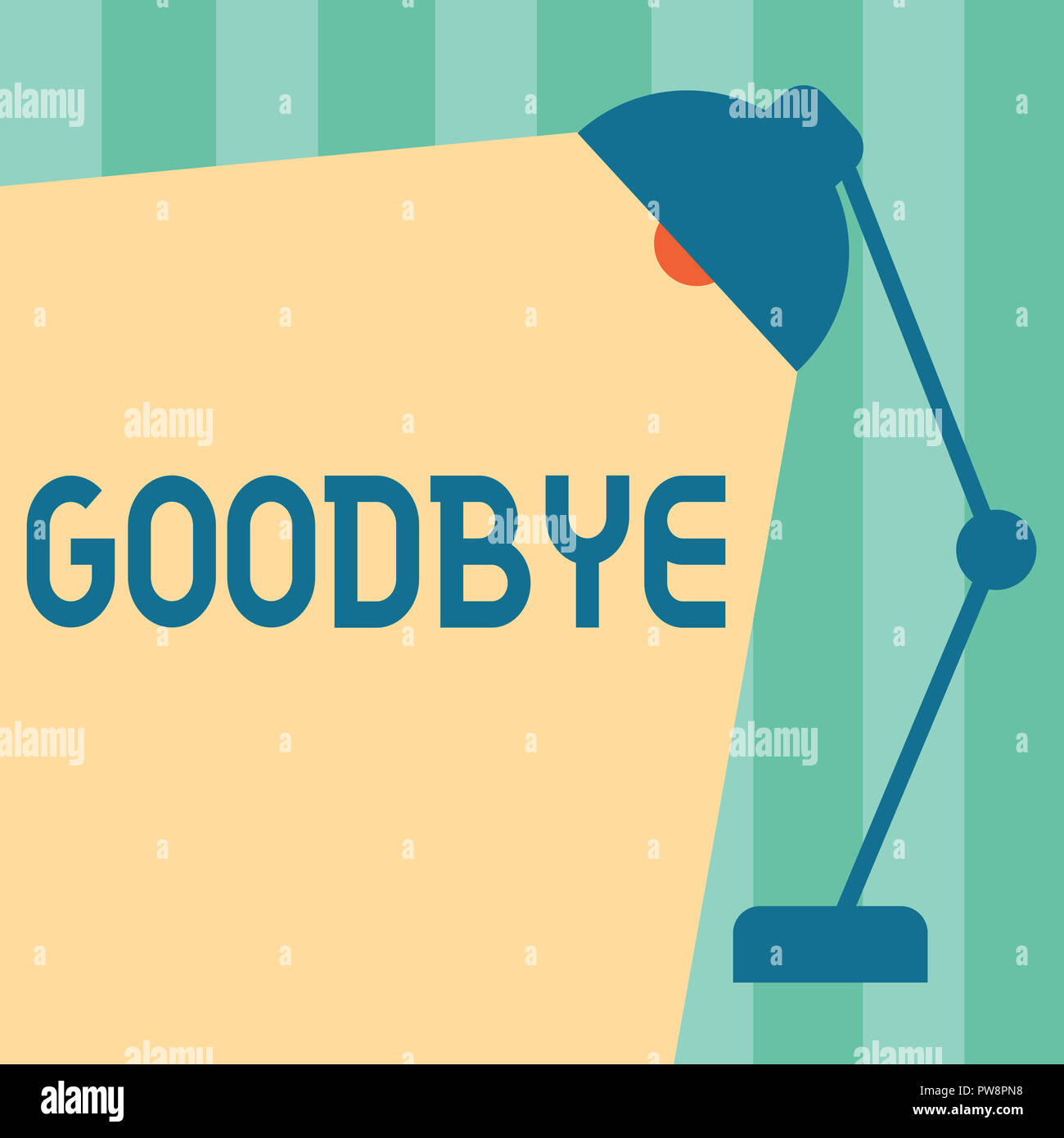 Word writing text Goodbye. Business concept for Greeting for leaving ...