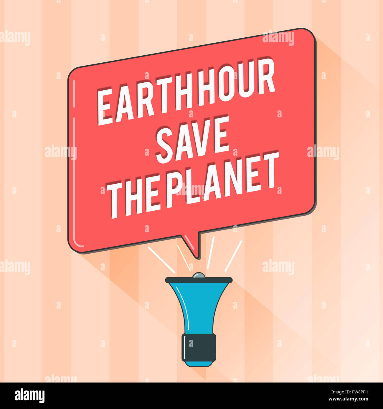 Text sign showing Earth Hour Save The Planet. Conceptual photo The ...