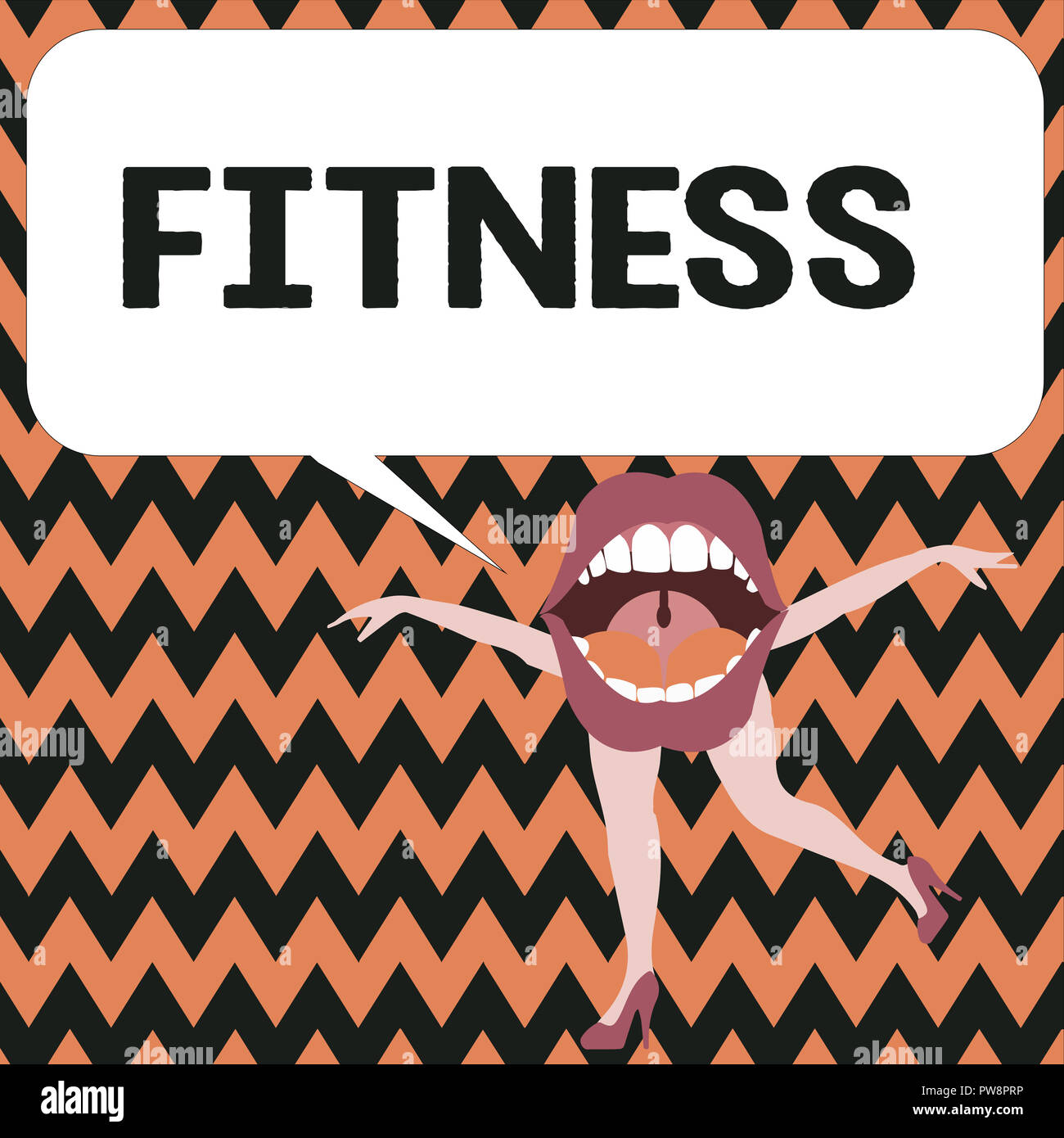 Word writing text Fitness. Business concept for Condition physically ...