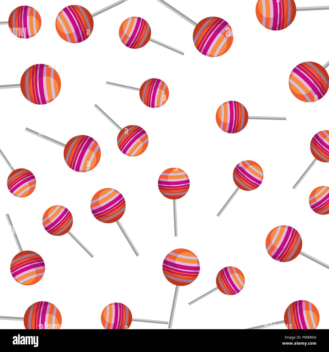 sweet lollipops pattern background Stock Vector Image & Art - Alamy