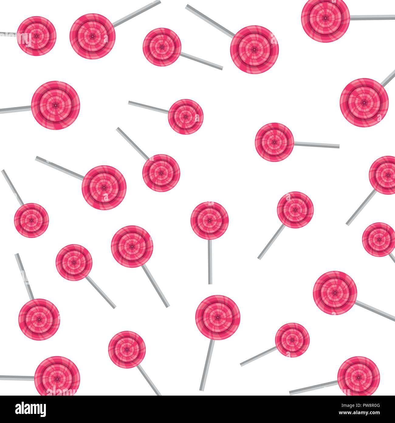 sweet lollipops pattern background Stock Vector Image & Art - Alamy
