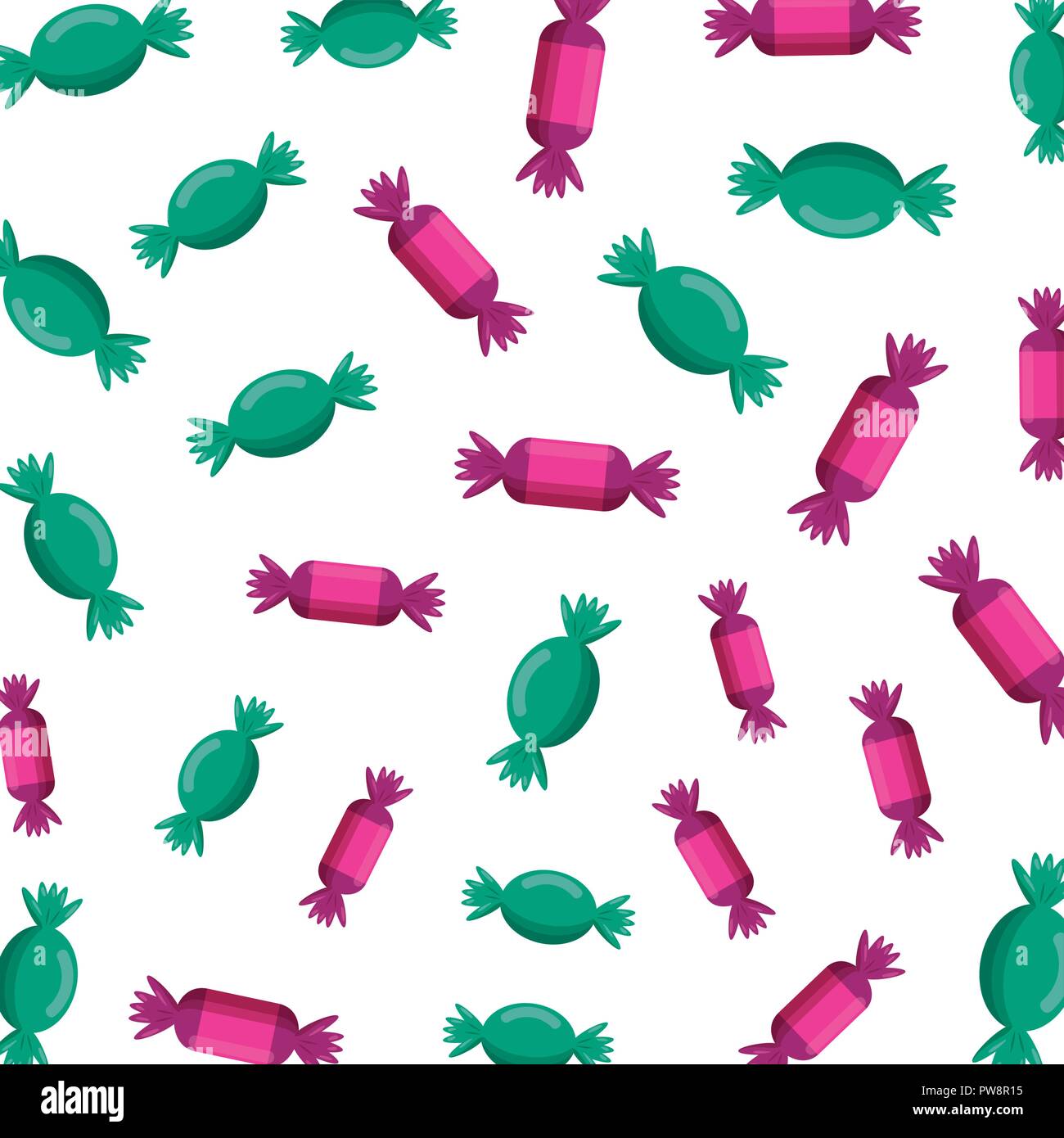 sweet candies pattern background Stock Vector Image & Art - Alamy