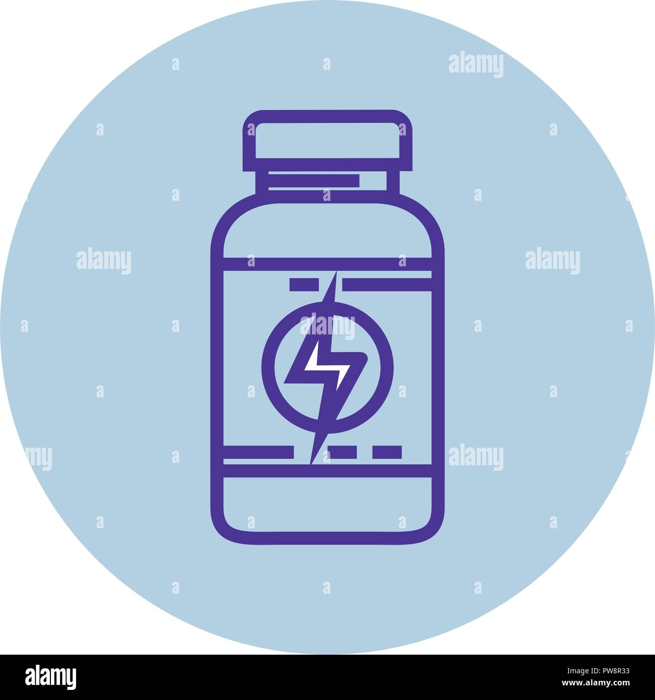 protein bottle healthy icon Stock Vector Image & Art - Alamy